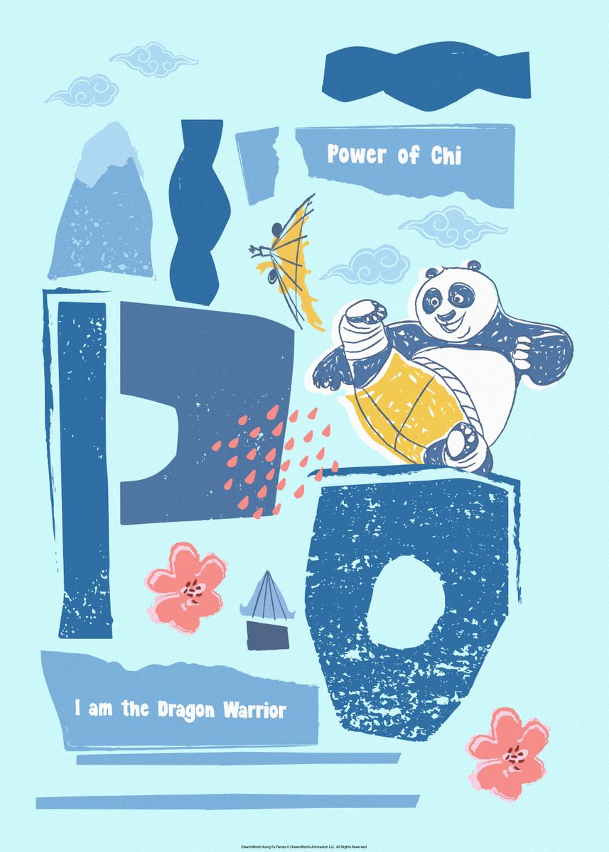 'Power of Chi' Poster by Kung Fu Panda | Displate