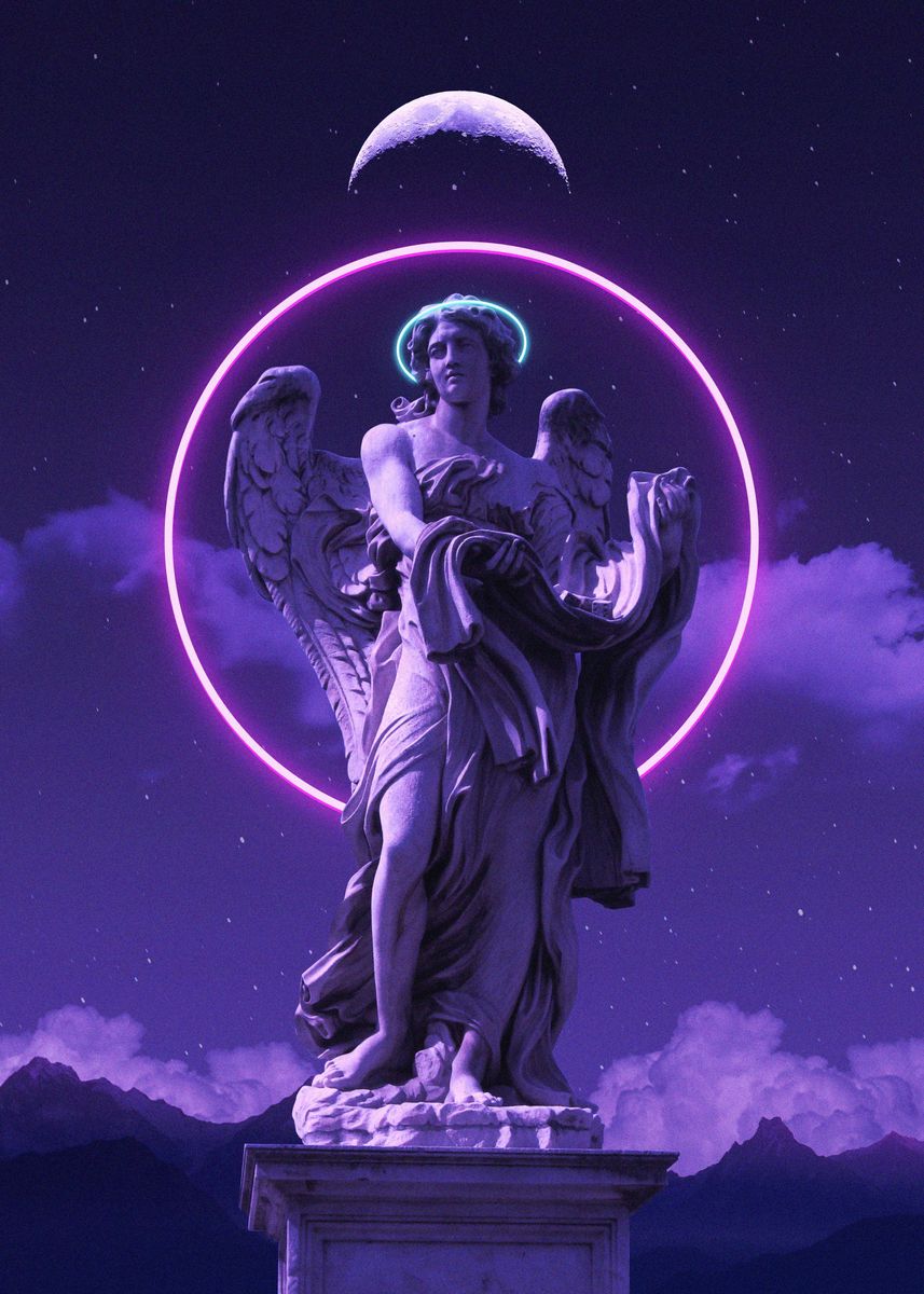 'Angel ' Poster, picture, metal print, paint by Exhozt | Displate