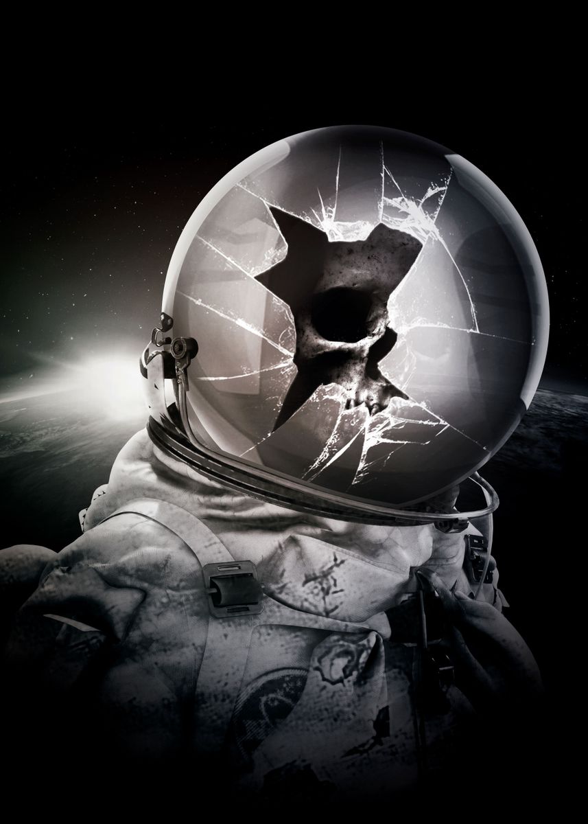 'Dead Inside' Poster, picture, metal print, paint by seam less | Displate