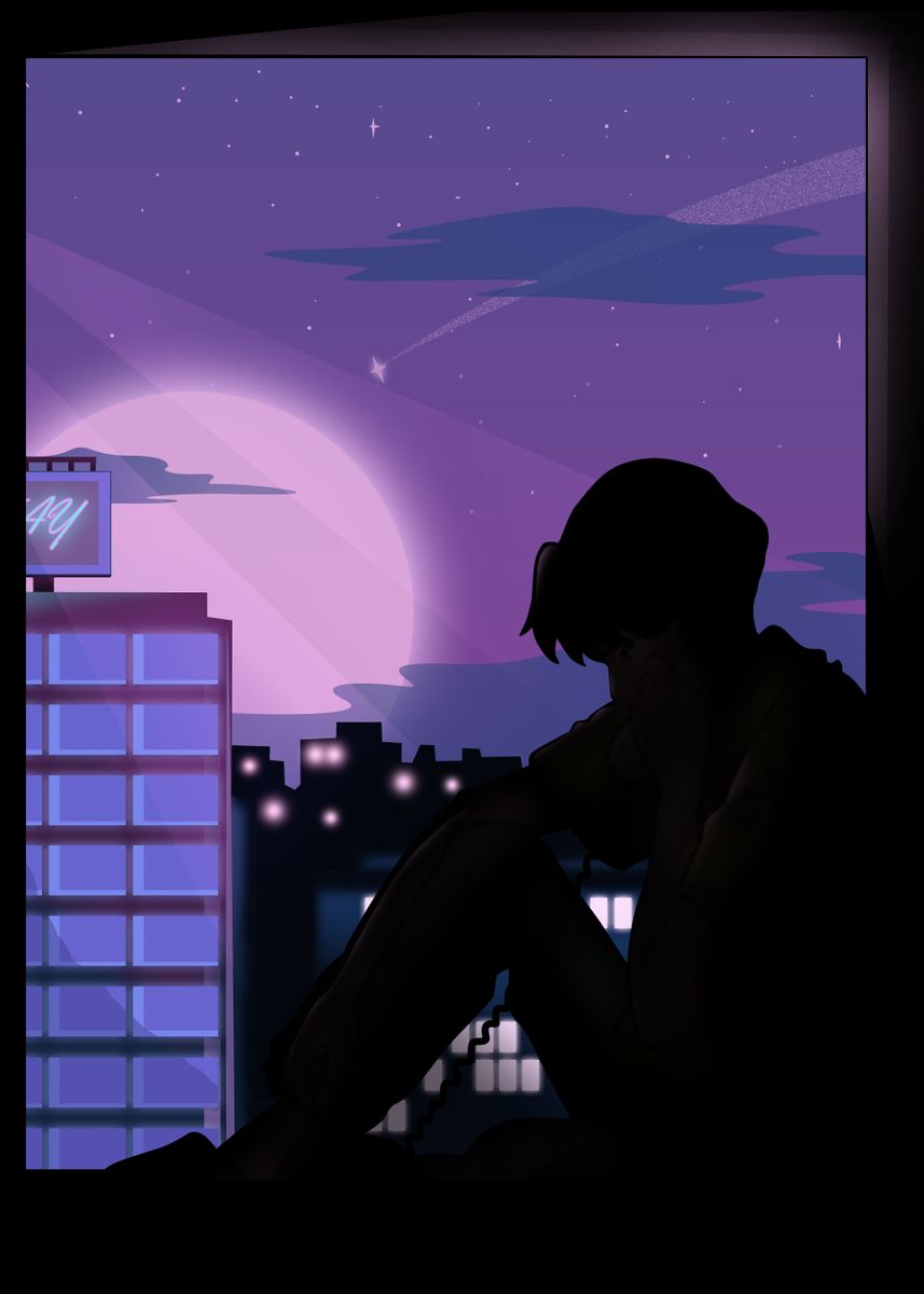 'Sad Boy ' Poster, picture, metal print, paint by INSPIRE COLLECTION ...