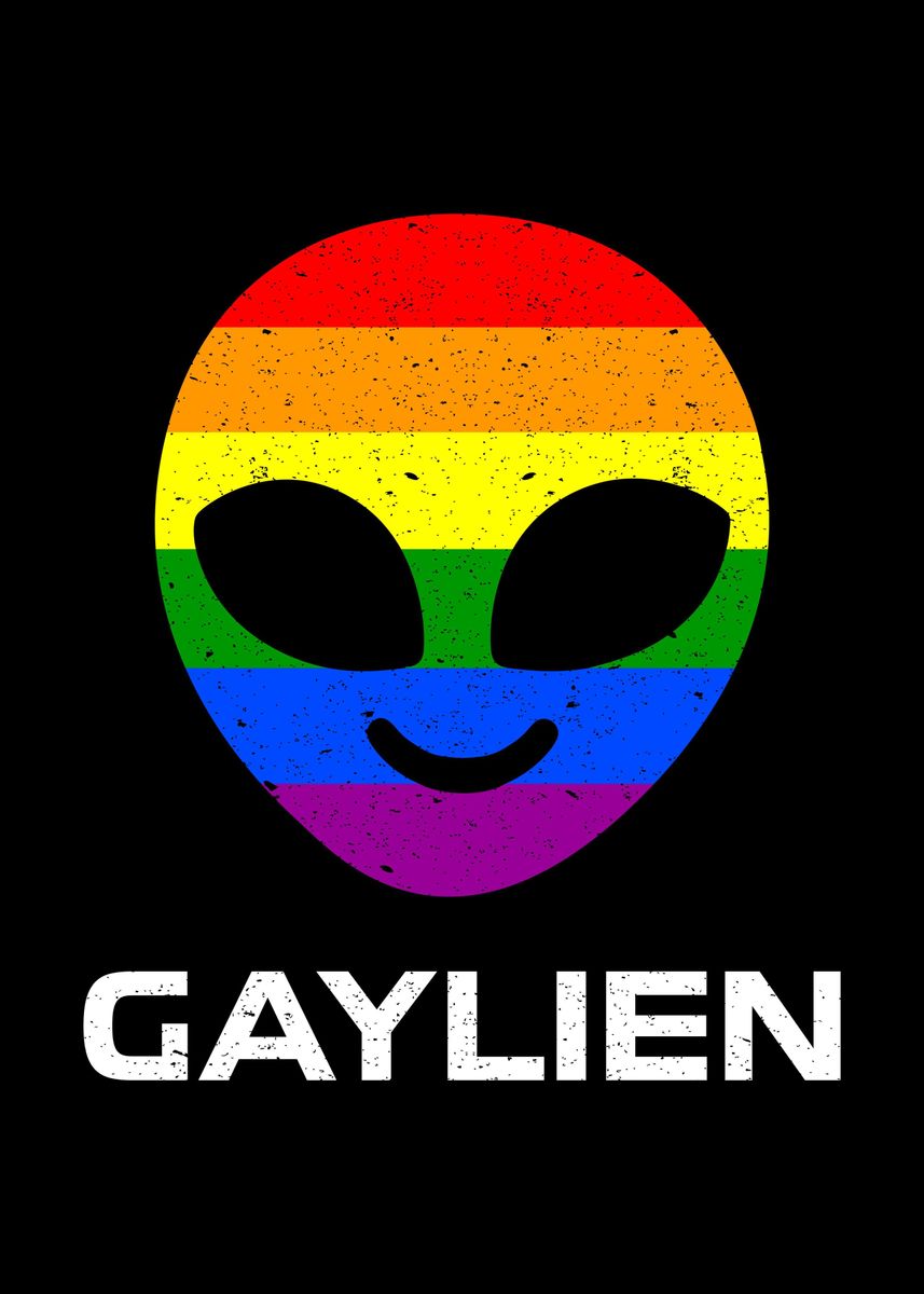 'Gaylien' Poster by ninarts | Displate