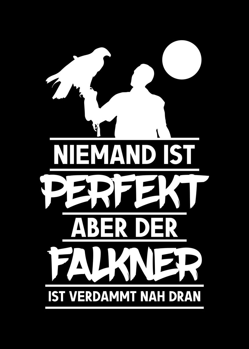 'German Falconer' Poster, picture, metal print, paint by Sebastian ...