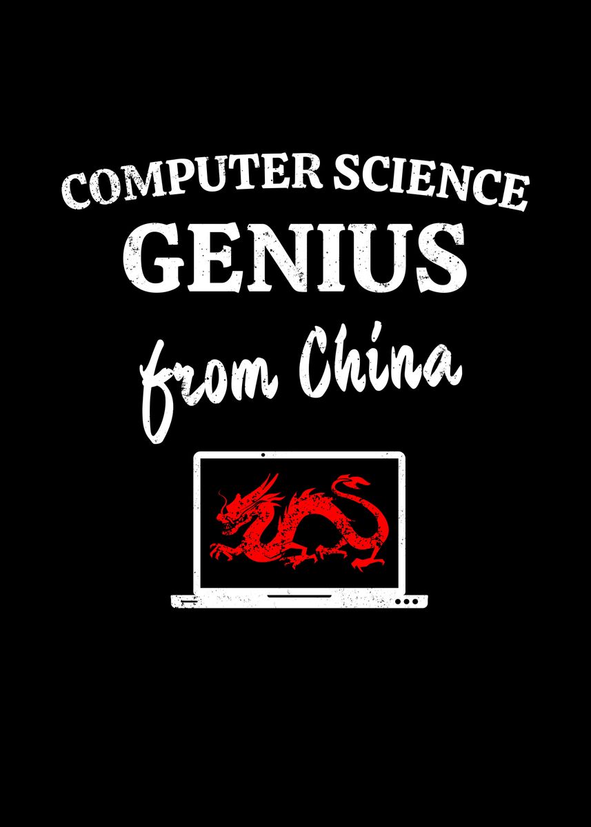 'Computer Science Genius' Poster, picture, metal print, paint by Foxxy ...