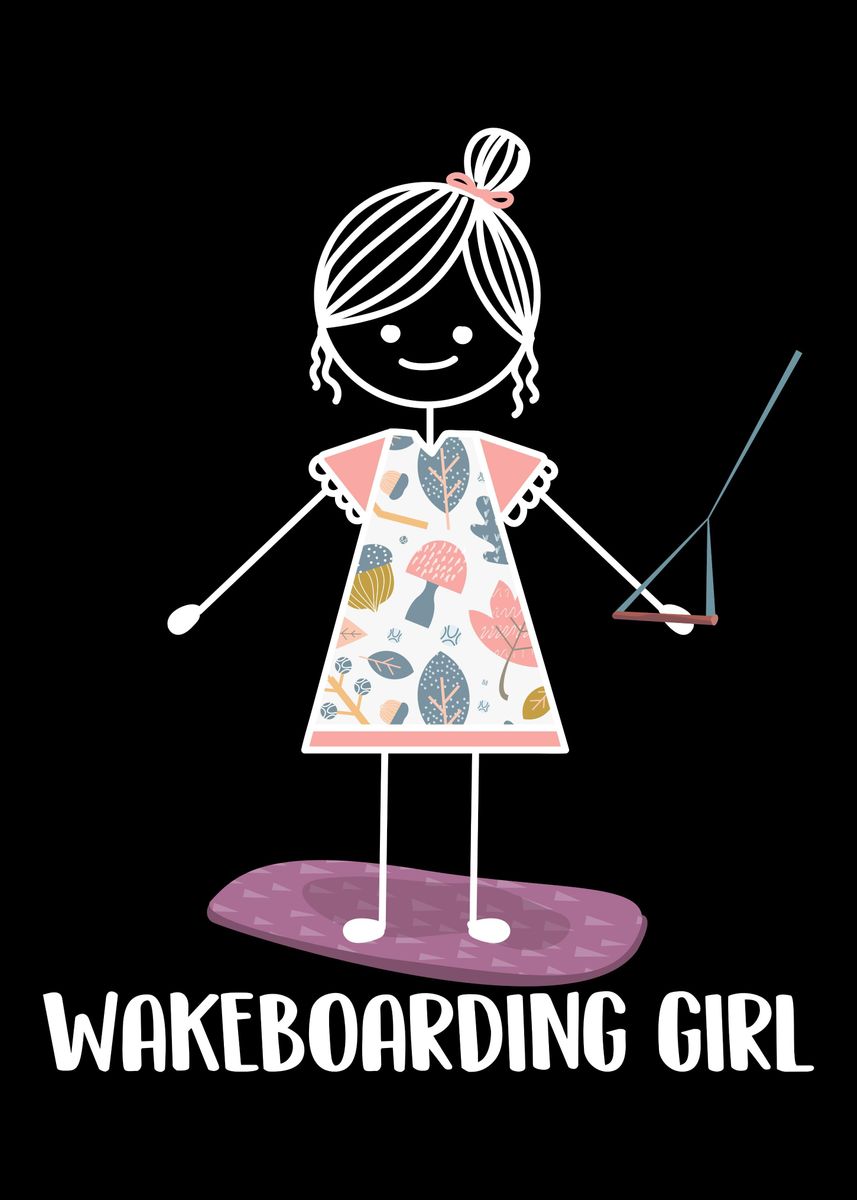 'Wakeboarding Wakeboard' Poster by BobbyBubble | Displate