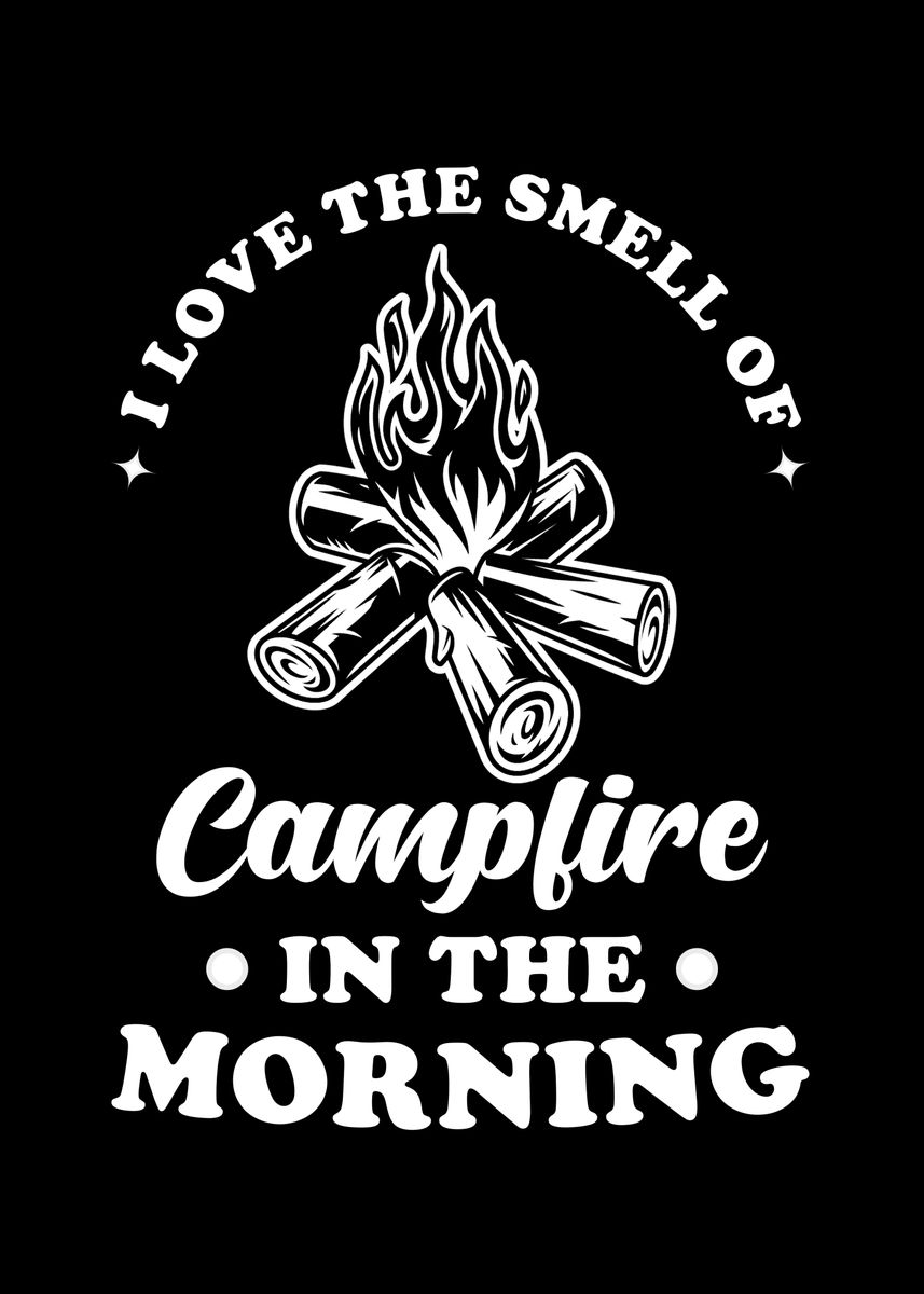 'Campfire' Poster by schmugo | Displate