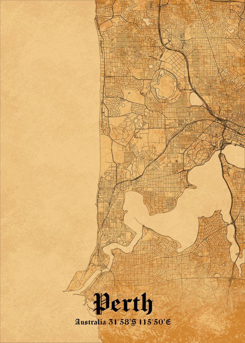 'Perth' Poster by HEMERSON | Displate