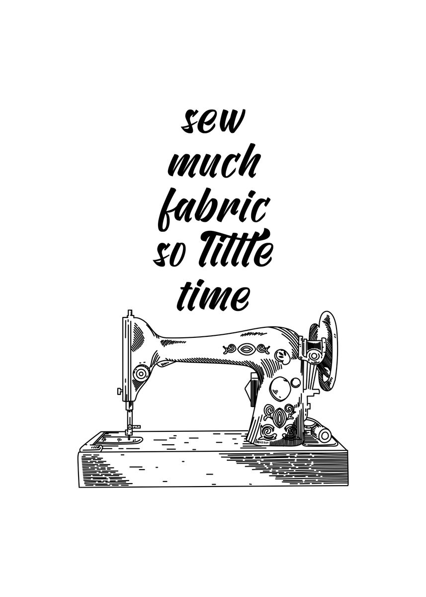 'Sewing Stitching Wall Art' Poster, picture, metal print, paint by ...