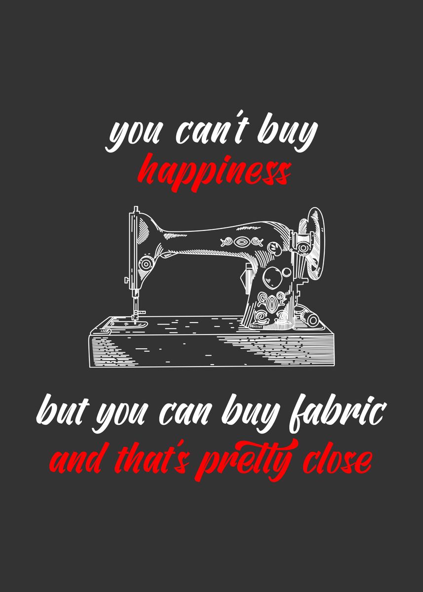 'Sewing Stitching Wall Art' Poster, picture, metal print, paint by ...