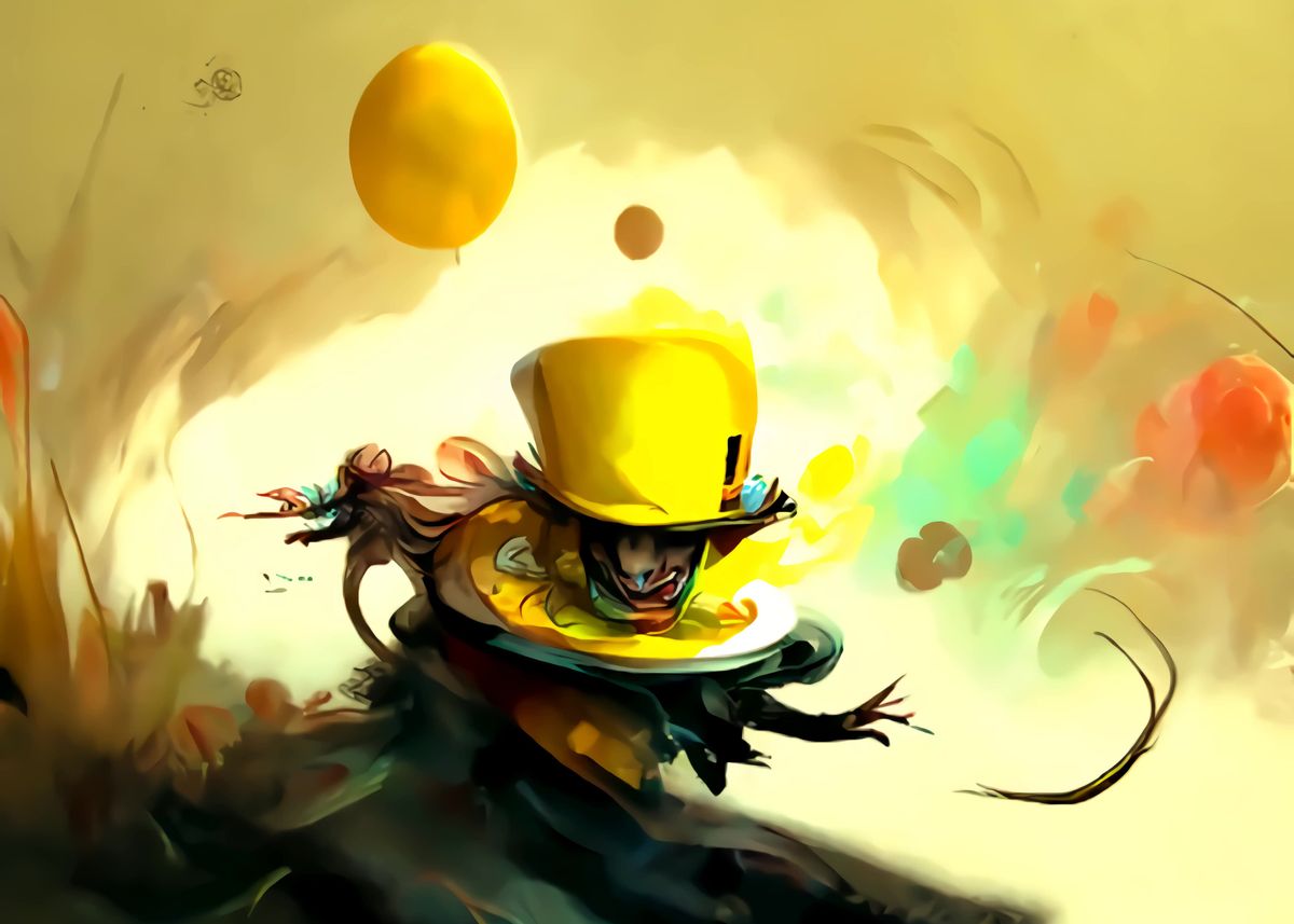'Mad hatter 2' Poster by lokokina | Displate