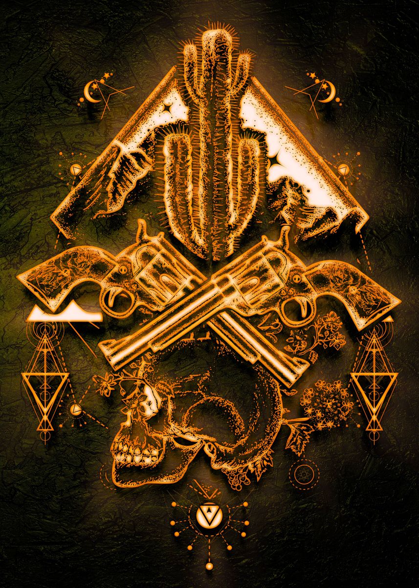 'Gun Master' Poster, picture, metal print, paint by Modi Szabolcs ...