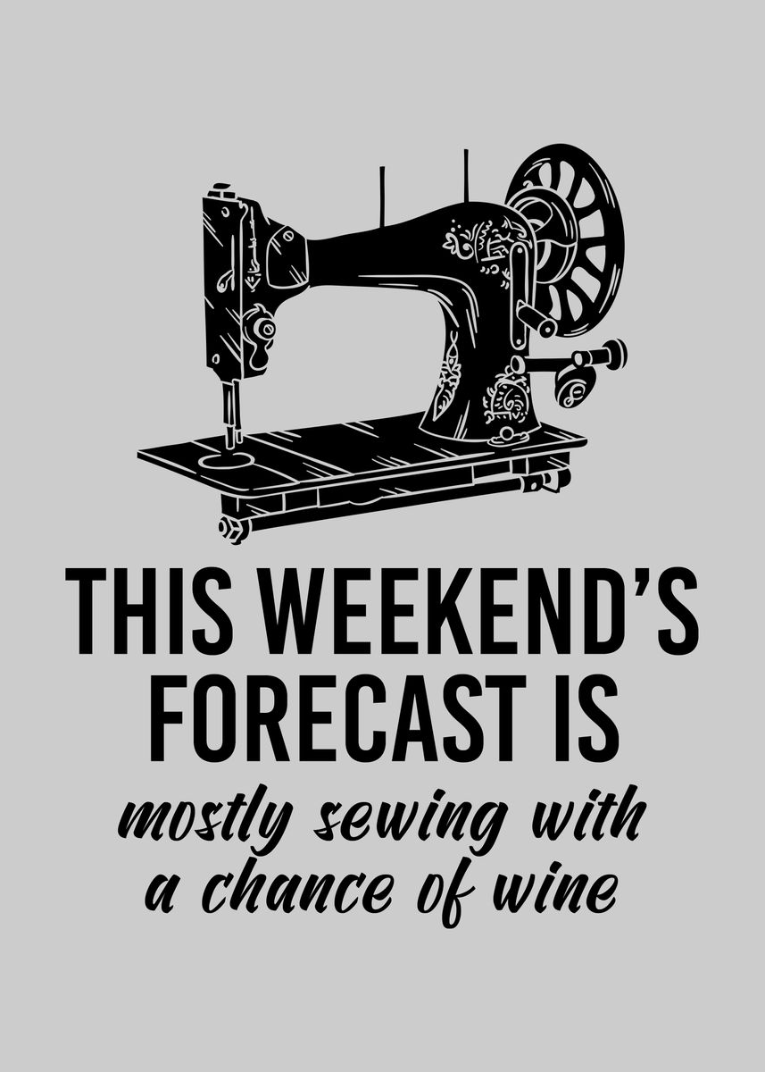 'Sewing Stitching Wall Art' Poster by Decoratier Qwerdenker | Displate