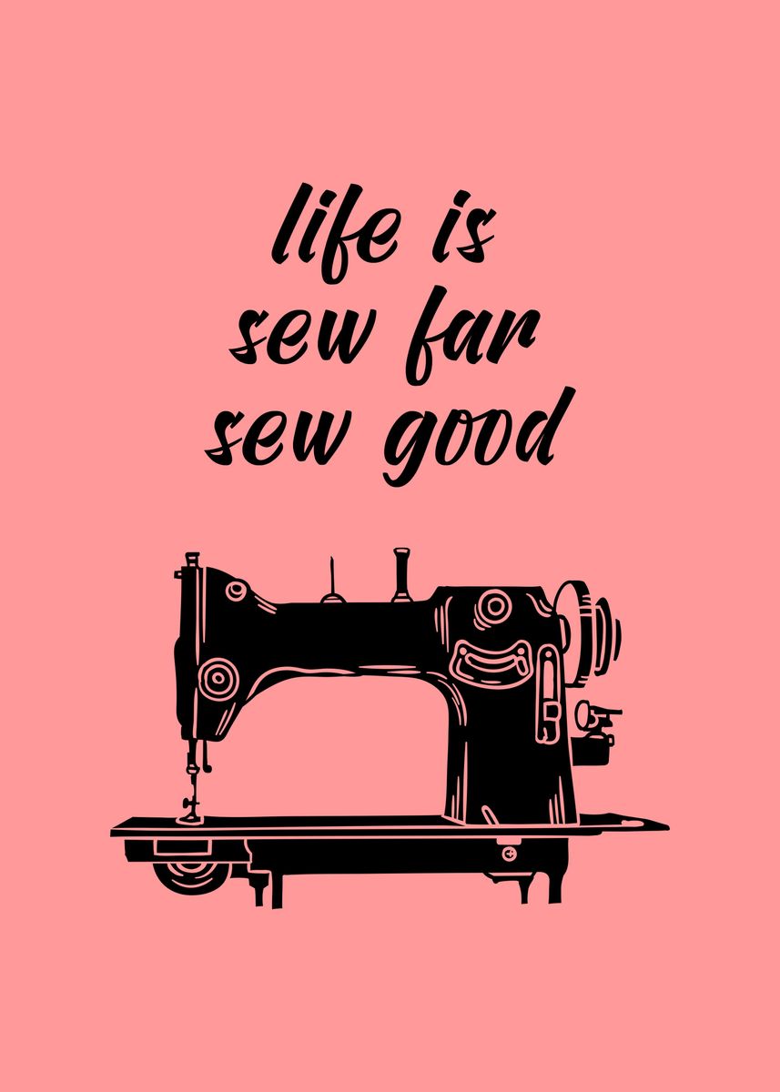 'Sewing Stitching Wall Art' Poster, picture, metal print, paint by ...