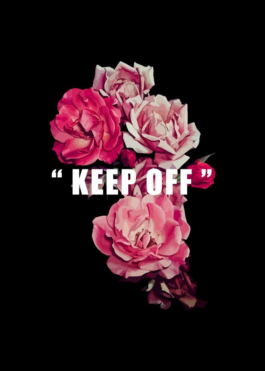 'hype flower' Poster, picture, metal print, paint by Rini Arin | Displate