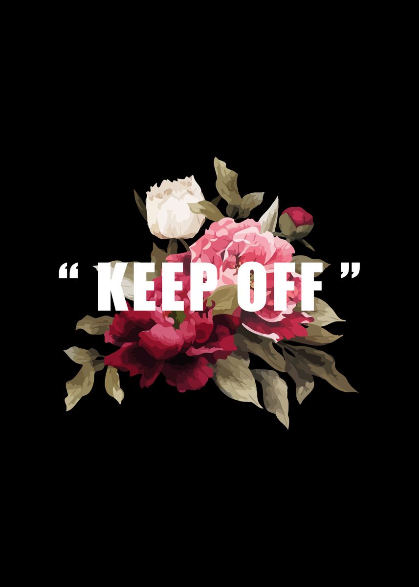 'keep of flower aesthetic' Poster, picture, metal print, paint by Rini ...