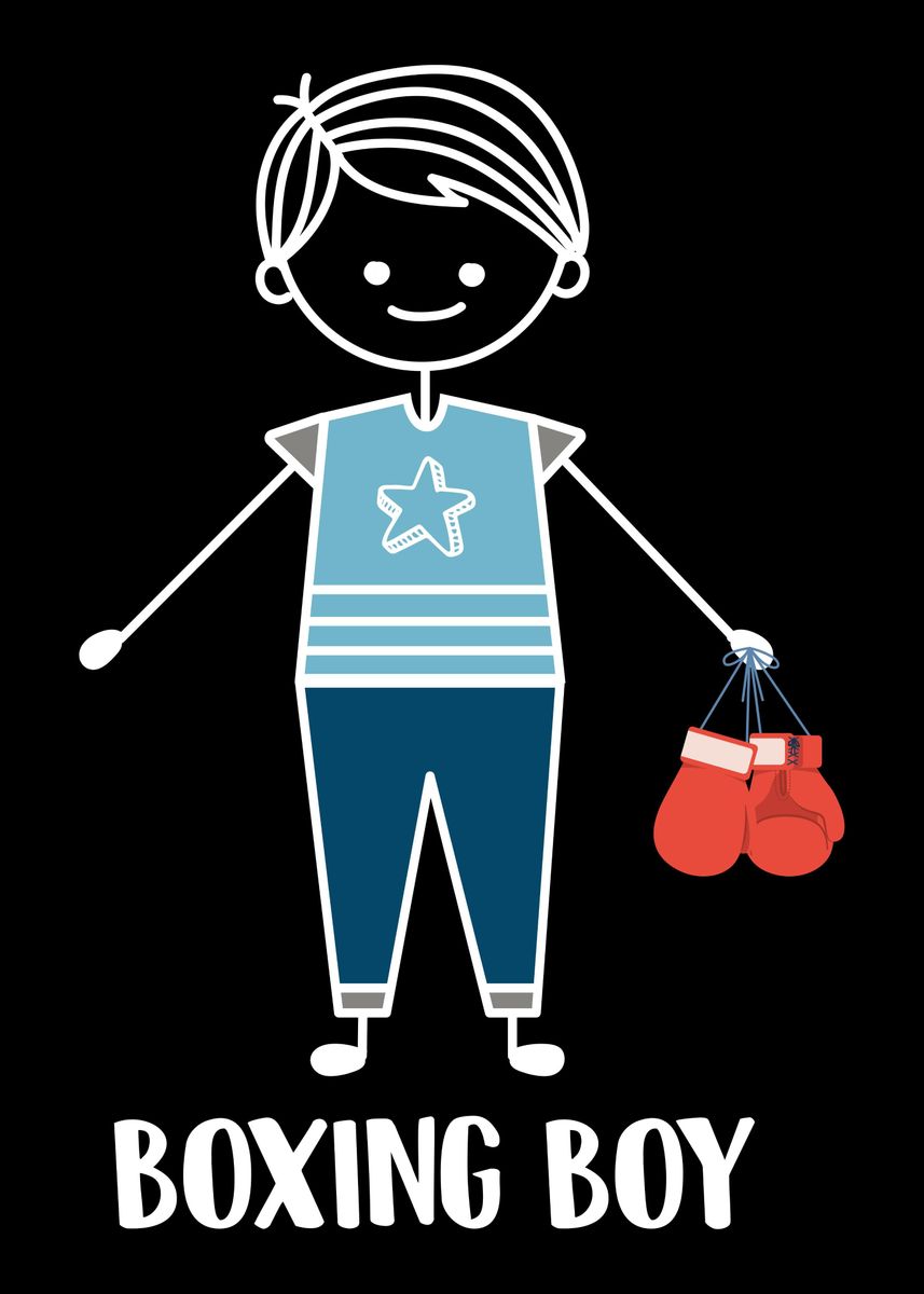'Boxing Boxer' Poster by BobbyBubble | Displate