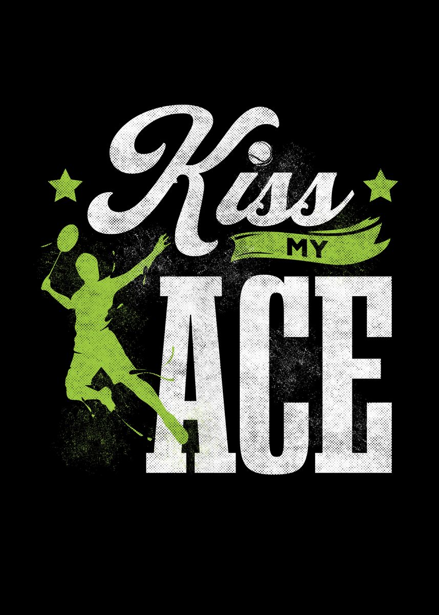 'Funny Tennis Lover Graphic' Poster by Alexander Roose | Displate