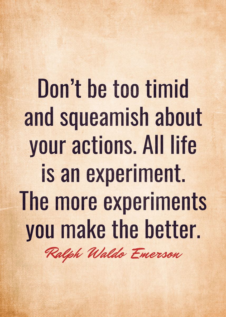 'Ralph Waldo Emerson Quotes' Poster, picture, metal print, paint by ...