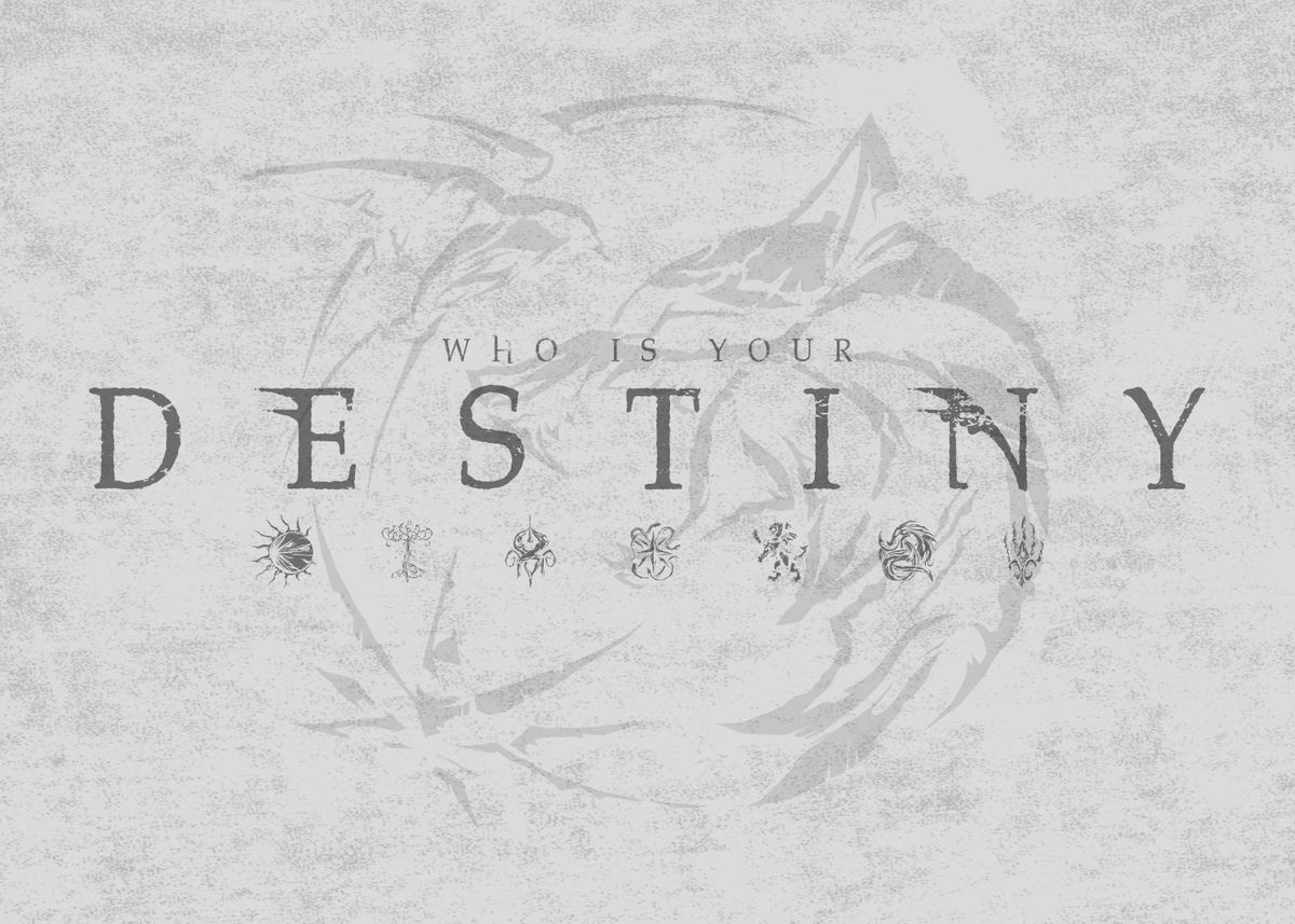 'Witcher Destiny' Poster by The Witcher Series | Displate