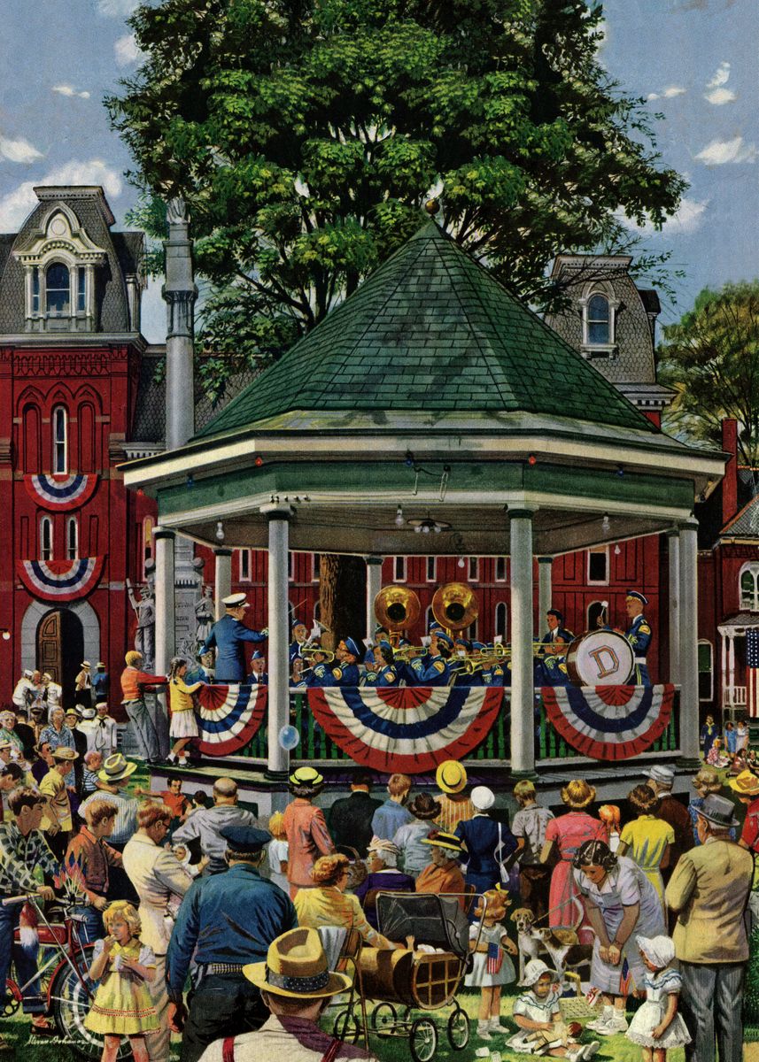 'Elections' Poster, picture, metal print, paint by American Vintage ...