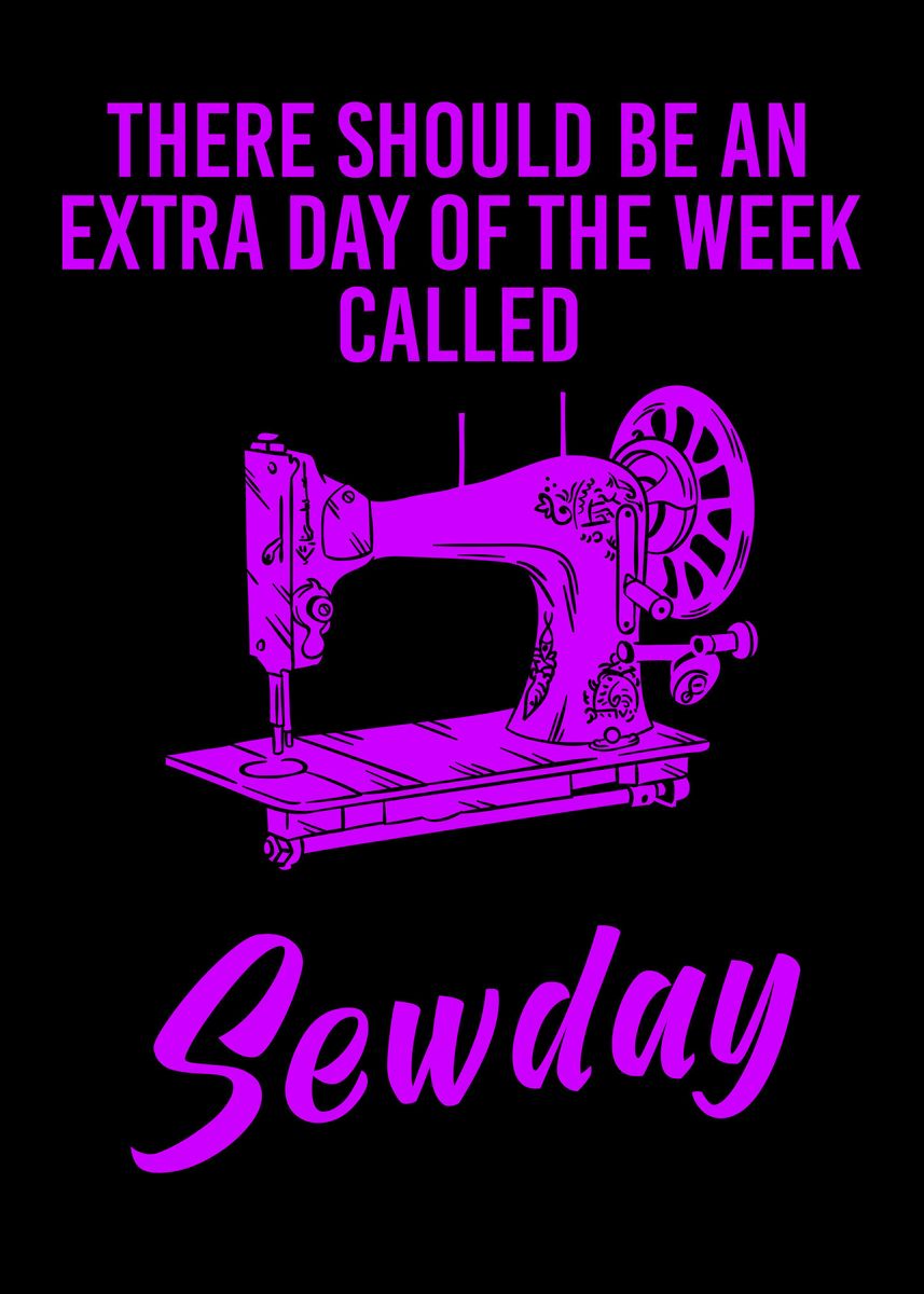 'Sewing Stitching Wall Art' Poster, picture, metal print, paint by ...