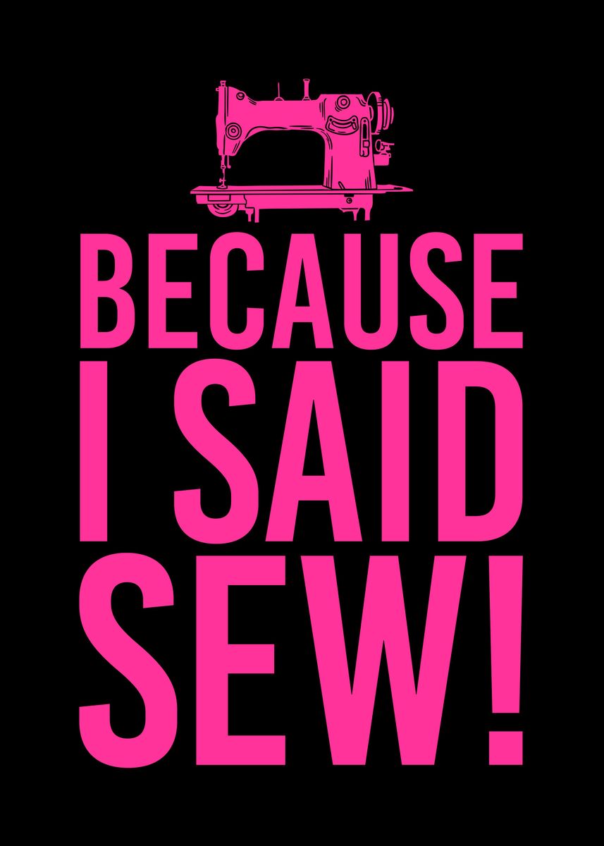 'Sewing Stitching Wall Art' Poster, picture, metal print, paint by ...