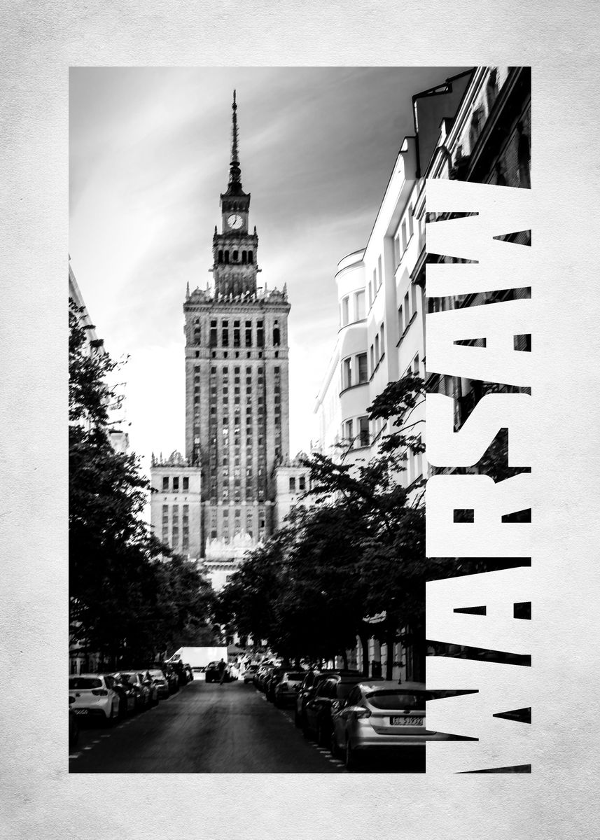 'Warsaw' Poster, picture, metal print, paint by Bo Kev | Displate