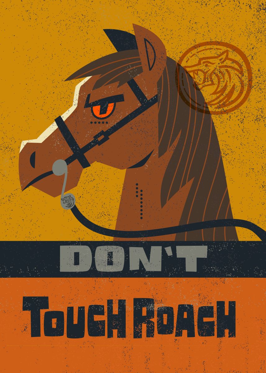 'Roach' Poster, picture, metal print, paint by The Witcher Series ...