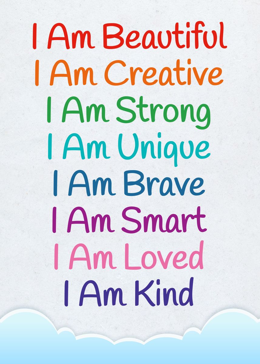 'I AM CREATIVE' Poster, picture, metal print, paint by Masahiro Art ...