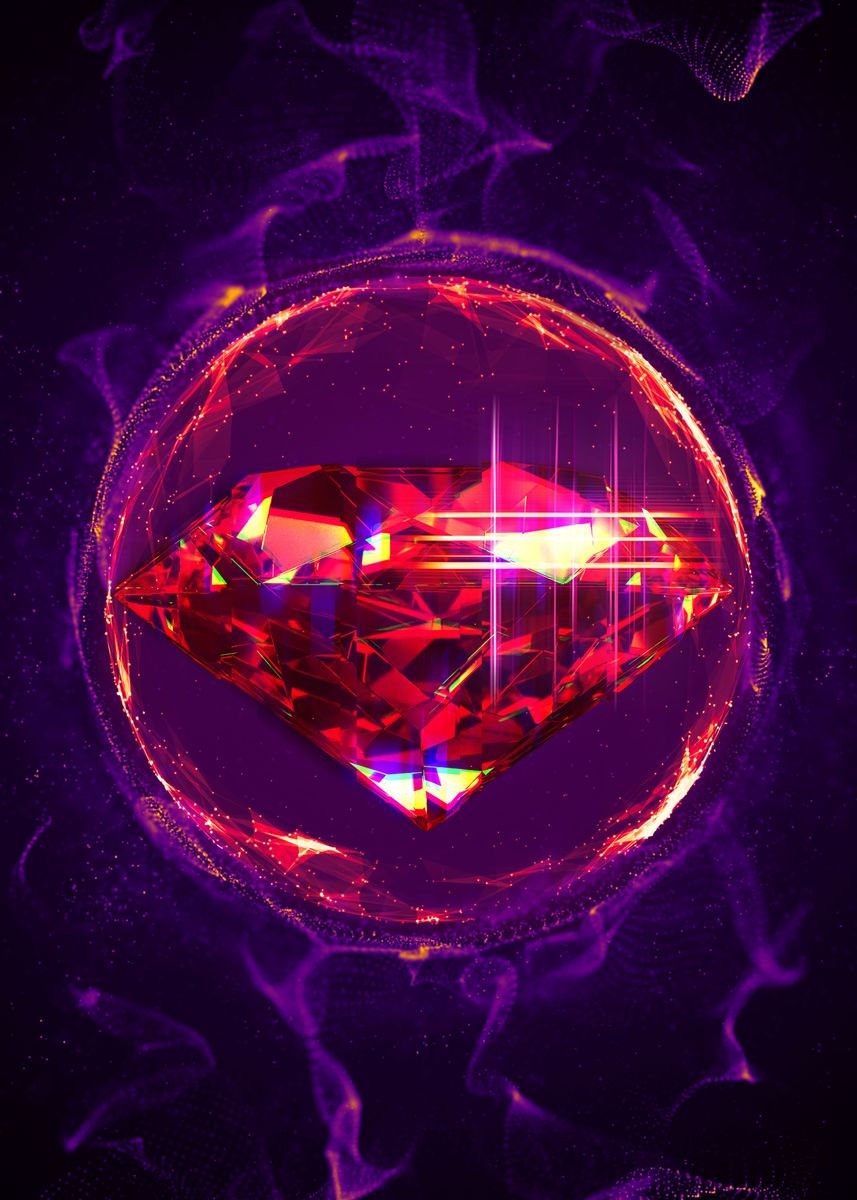 'Diamond' Poster by Ishan Mishra | Displate