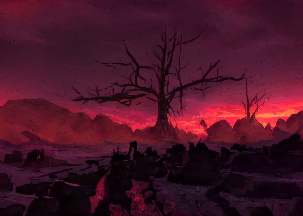 'Cove of the Red Witch' Poster by matthew cintron | Displate