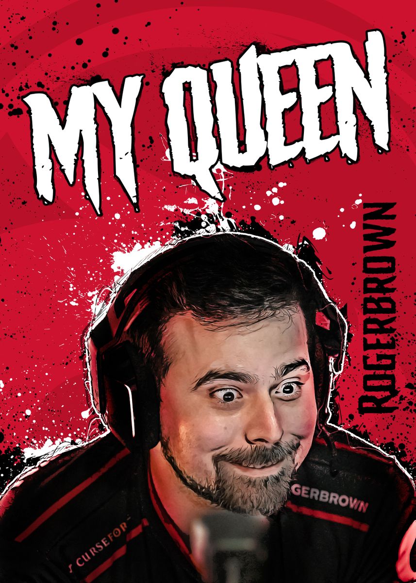 'My Queen' Poster, picture, metal print, paint by Echo | Displate