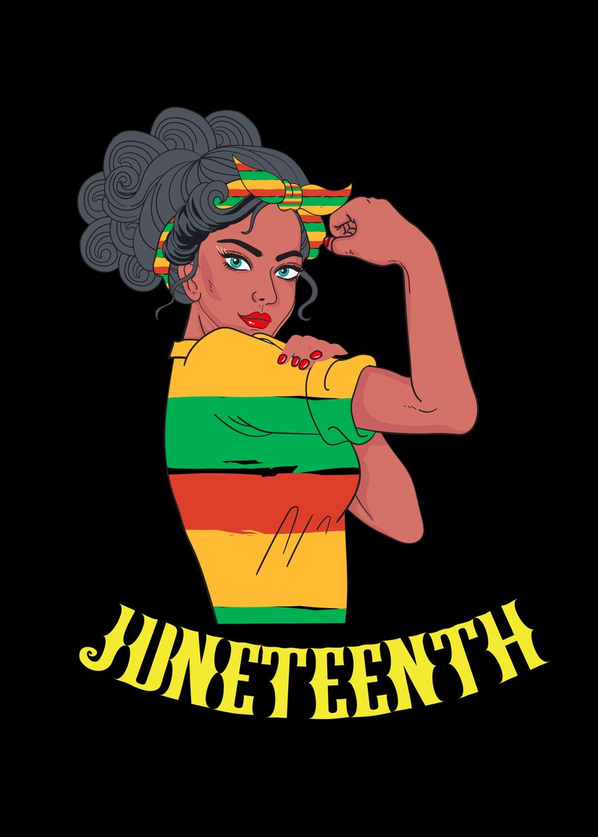 'Juneteenth Black History' Poster, picture, metal print, paint by ...