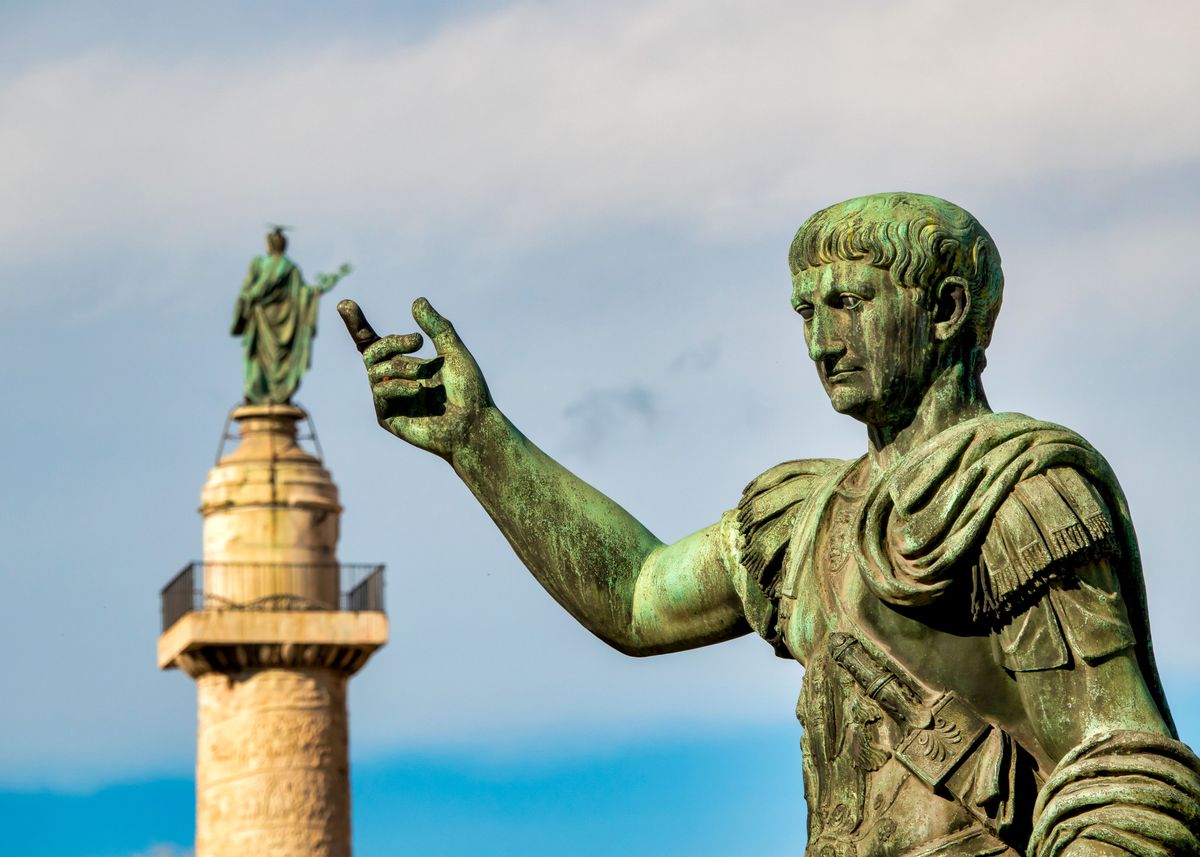 'Emperor Trajan ' Poster by Fabrizio Troiani | Displate