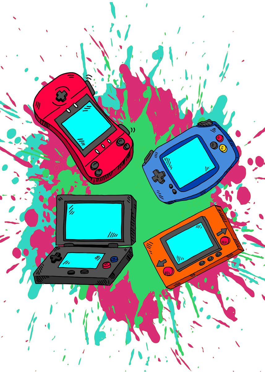 'console' Poster, picture, metal print, paint by Lardis Art | Displate