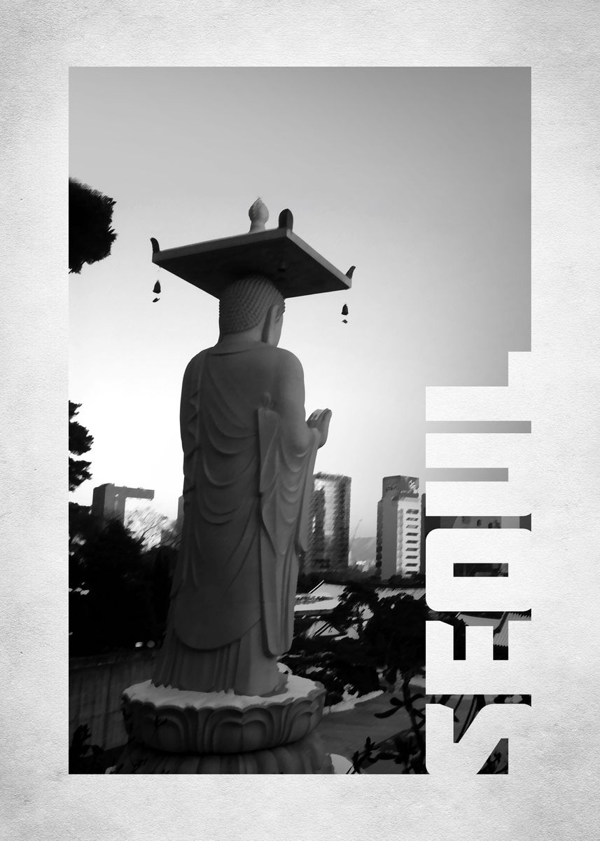 'Seoul' Poster by Bo Kev | Displate