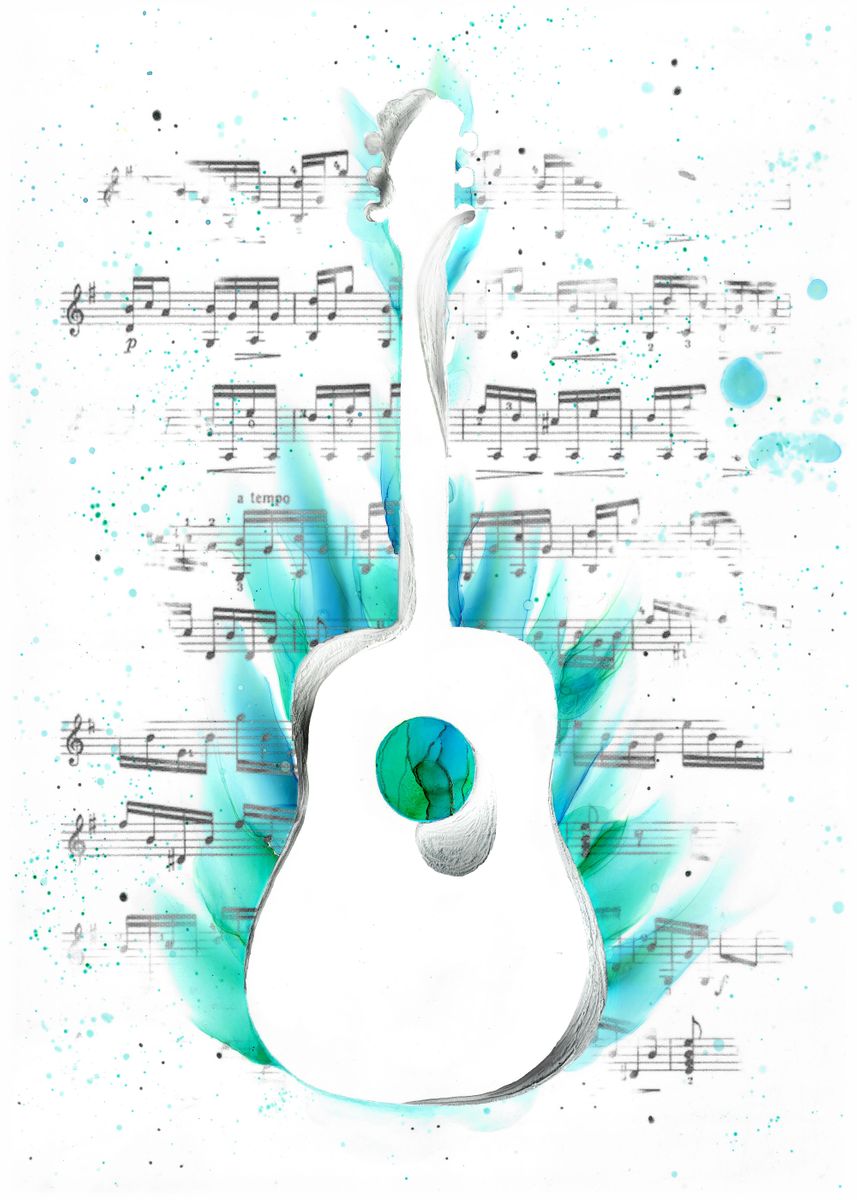 'Symphony Of Your Soul' Poster, picture, metal print, paint by Olga ...