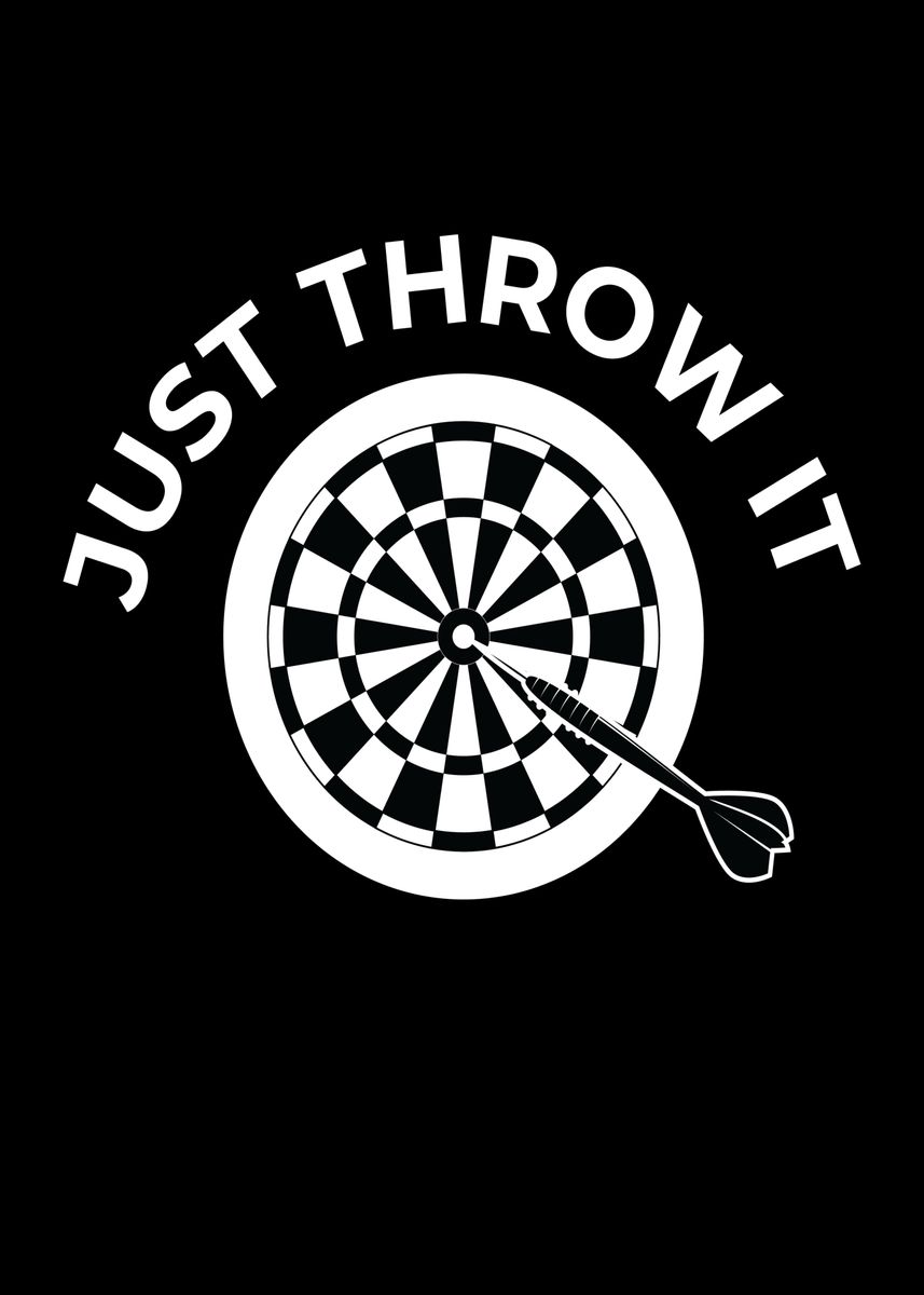 'Just Throw It' Poster, picture, metal print, paint by Mooon | Displate