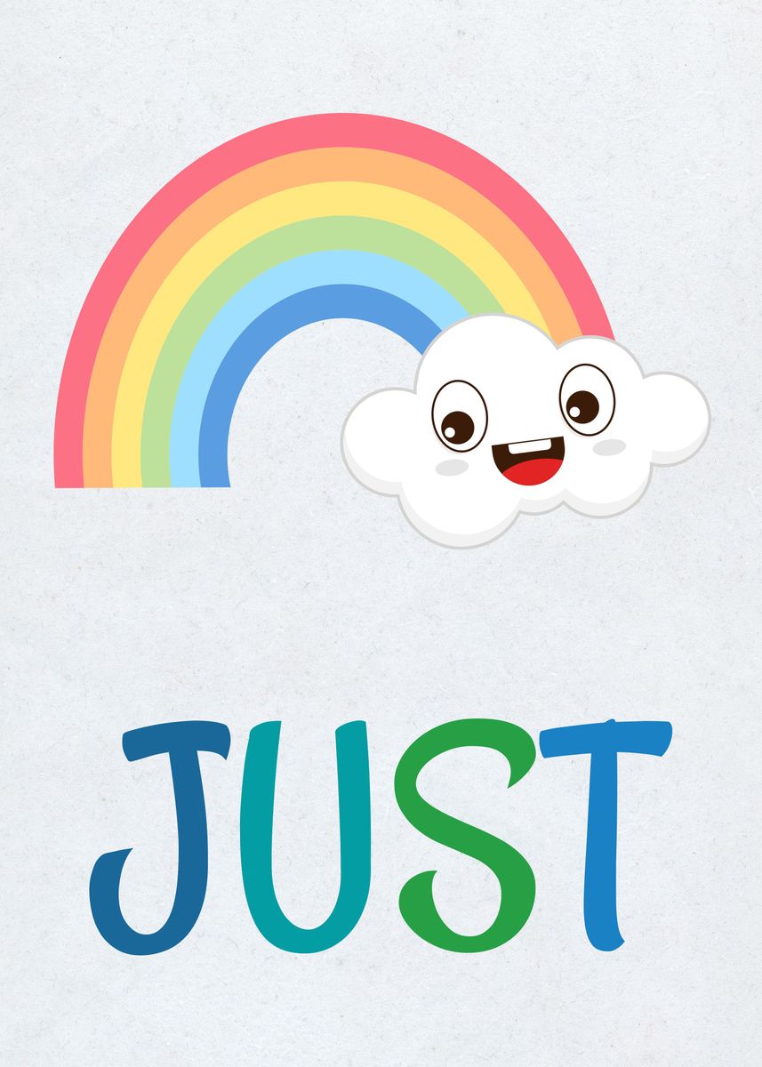 'JUST' Poster, picture, metal print, paint by Masahiro Art | Displate