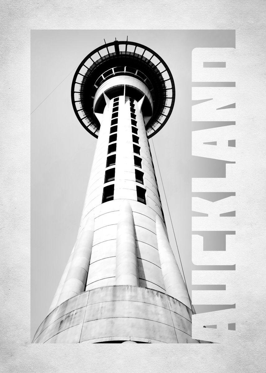 'Auckland' Poster, picture, metal print, paint by Bo Kev | Displate