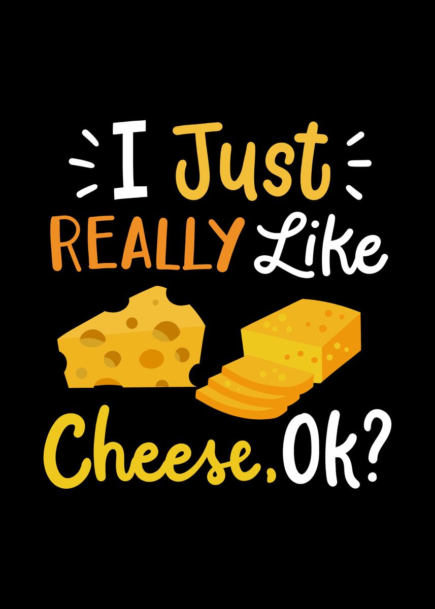 'Cheese Cheesemaker' Poster, picture, metal print, paint by Mealla ...