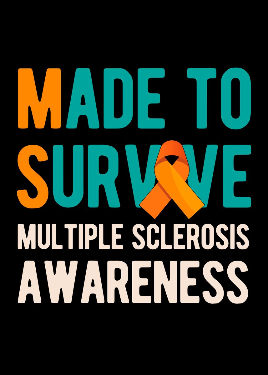 'Multiple Sclerosis' Poster, picture, metal print, paint by Visualz ...