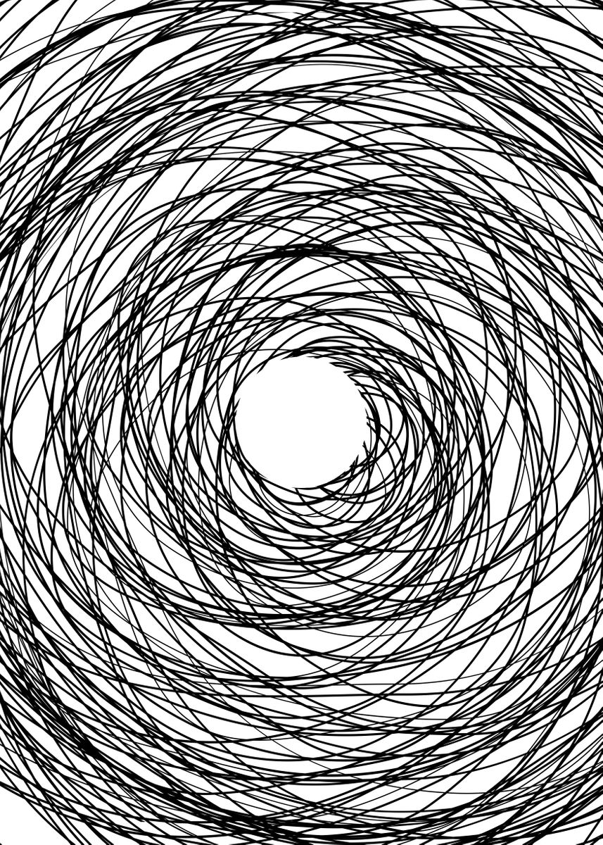 'Abstract Scribble' Poster, picture, metal print, paint by Fill Artwork ...