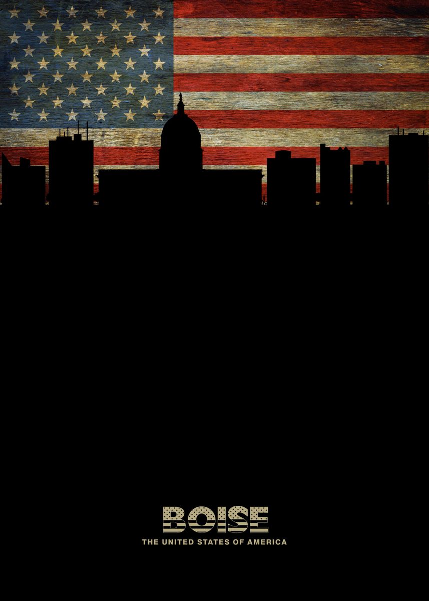 'Boise Idaho' Poster, picture, metal print, paint by tombalabomba ...