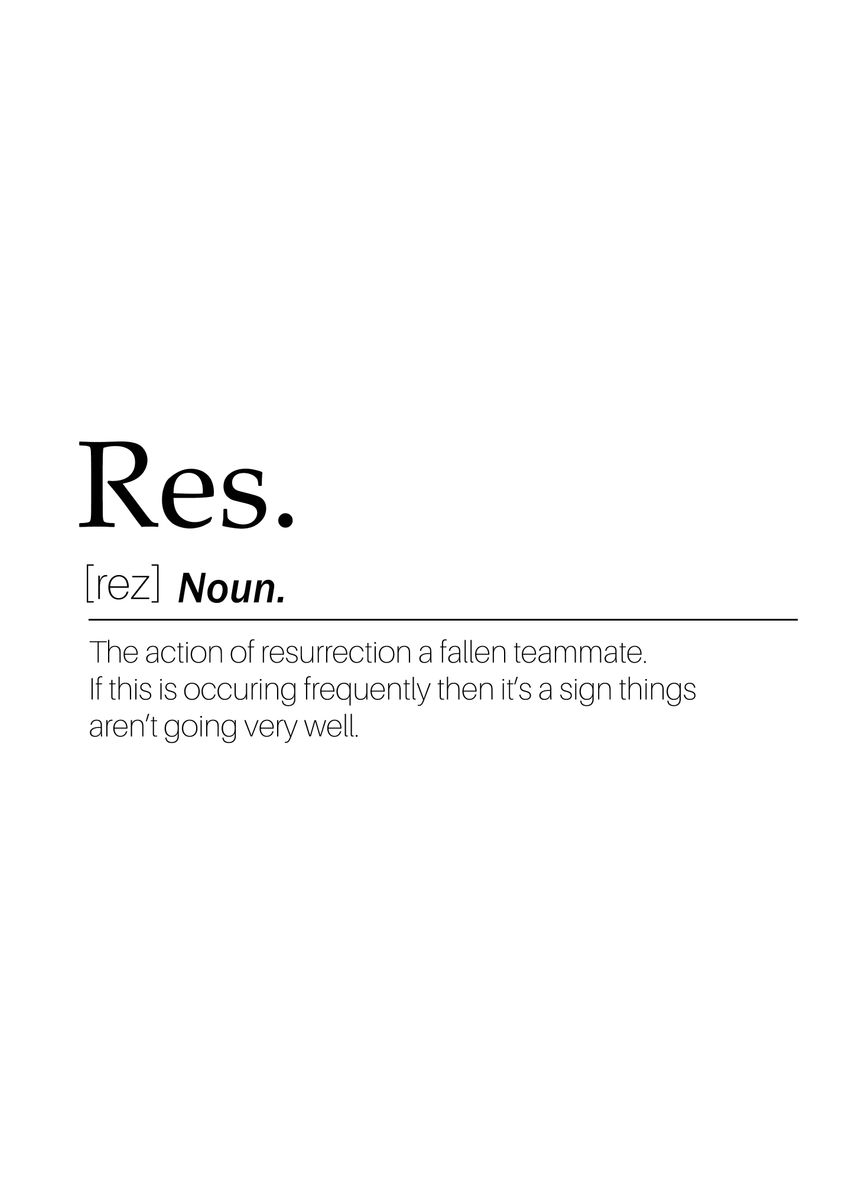 'res me' Poster, picture, metal print, paint by Designersen | Displate