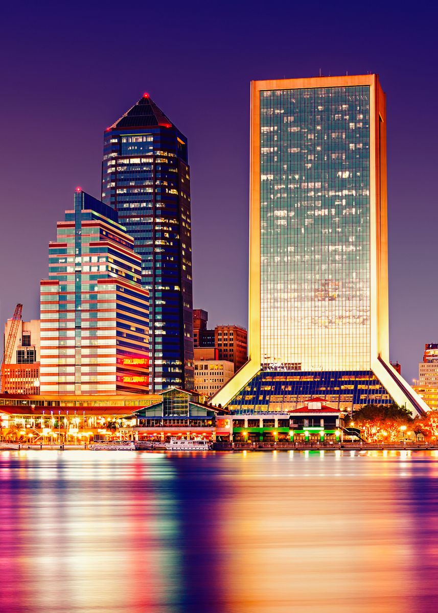 'Colorful Building' Poster, picture, metal print, paint by Robet Erick ...