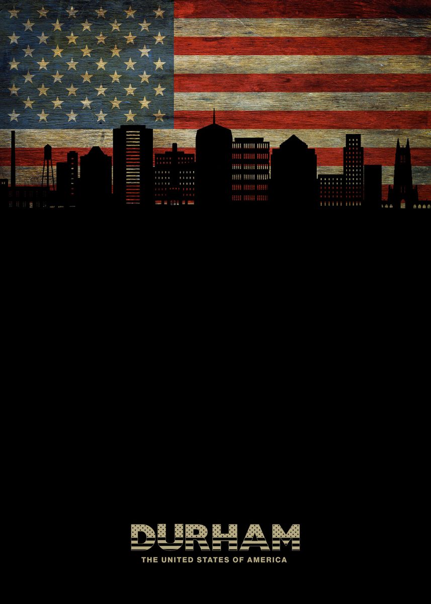 'Durham North Carolina' Poster by tombalabomba | Displate