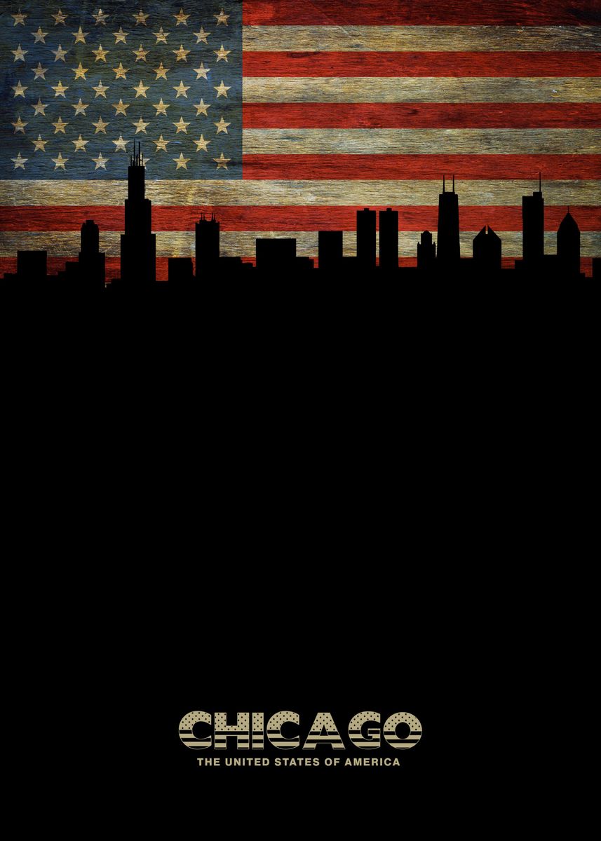 'Chicago Illinois' Poster by tombalabomba | Displate