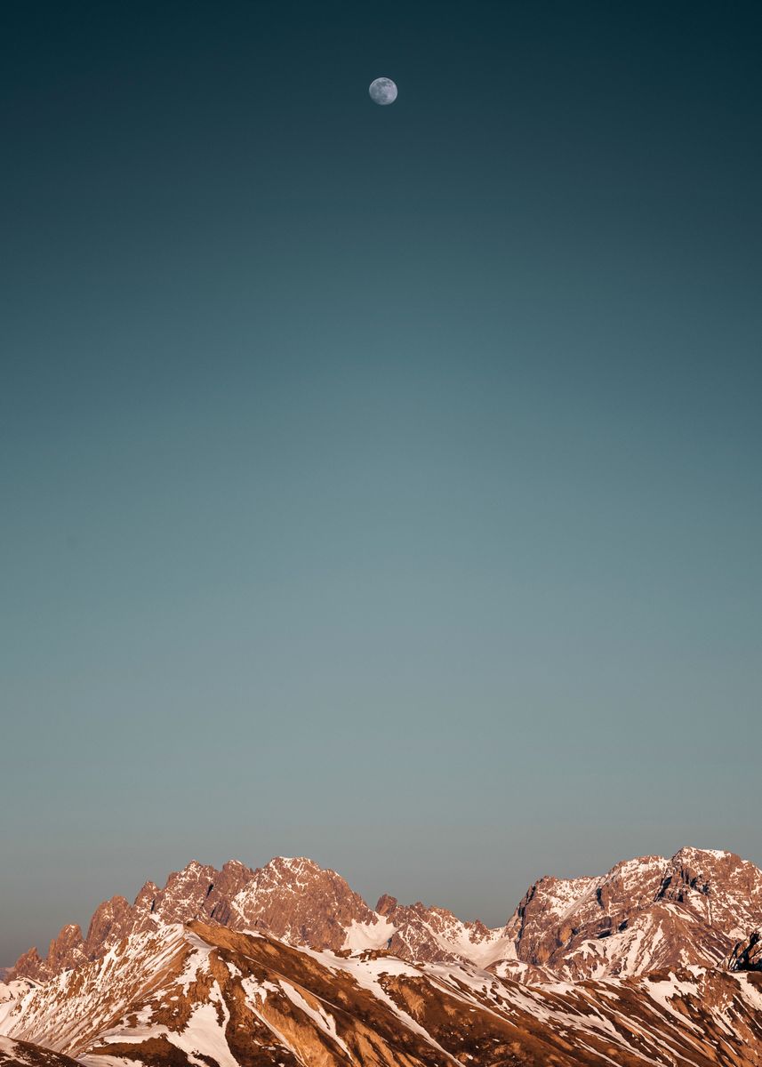 'Moonrise' Poster, picture, metal print, paint by Tobias Roetsch | Displate