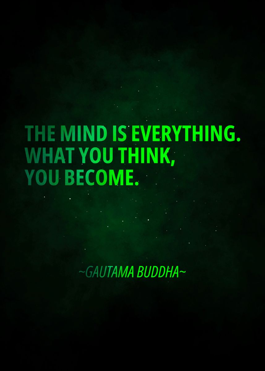 'The Mind' Poster, picture, metal print, paint by WiseWordsWonders ...