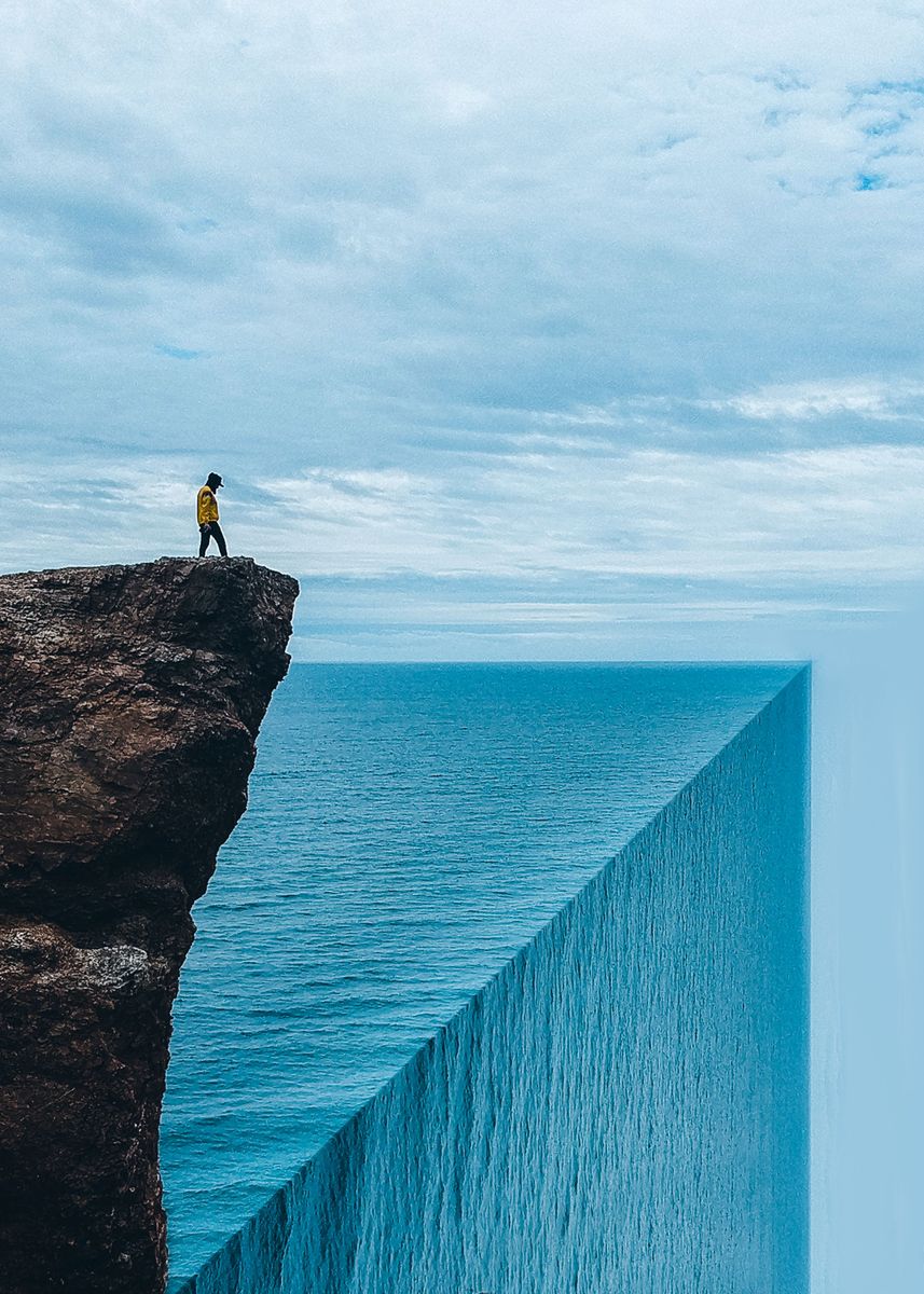 'Looking Down' Poster, picture, metal print, paint by Masahiro Art ...